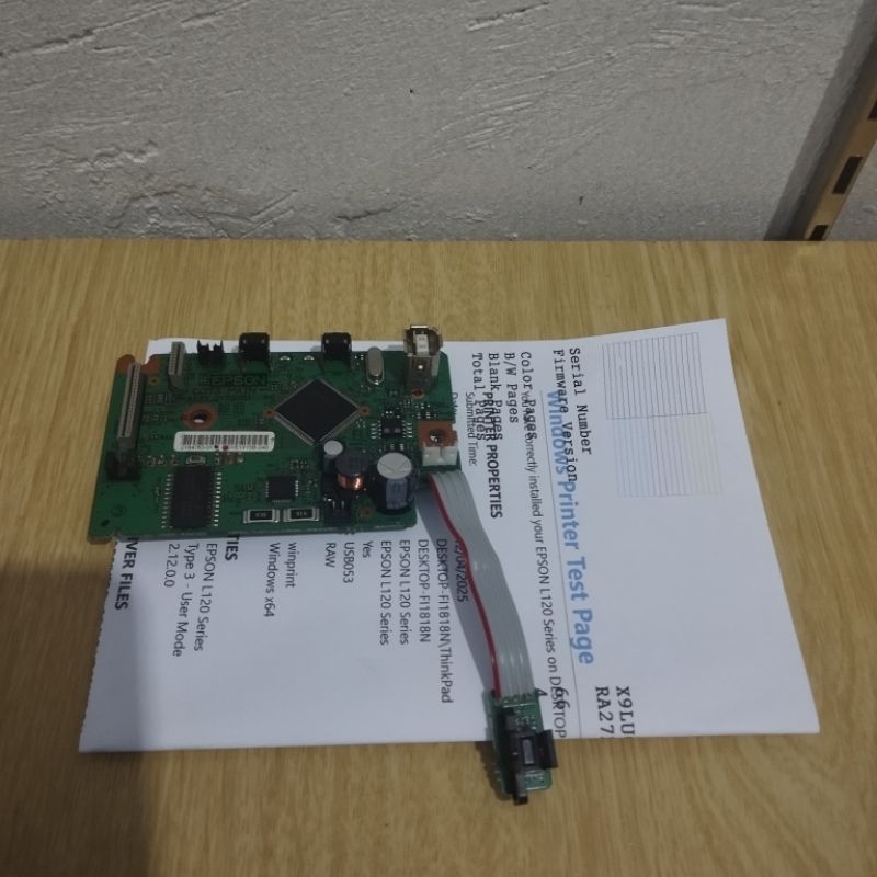 Jual mainboard epson L121 L120 pull original copotan unit counter ...