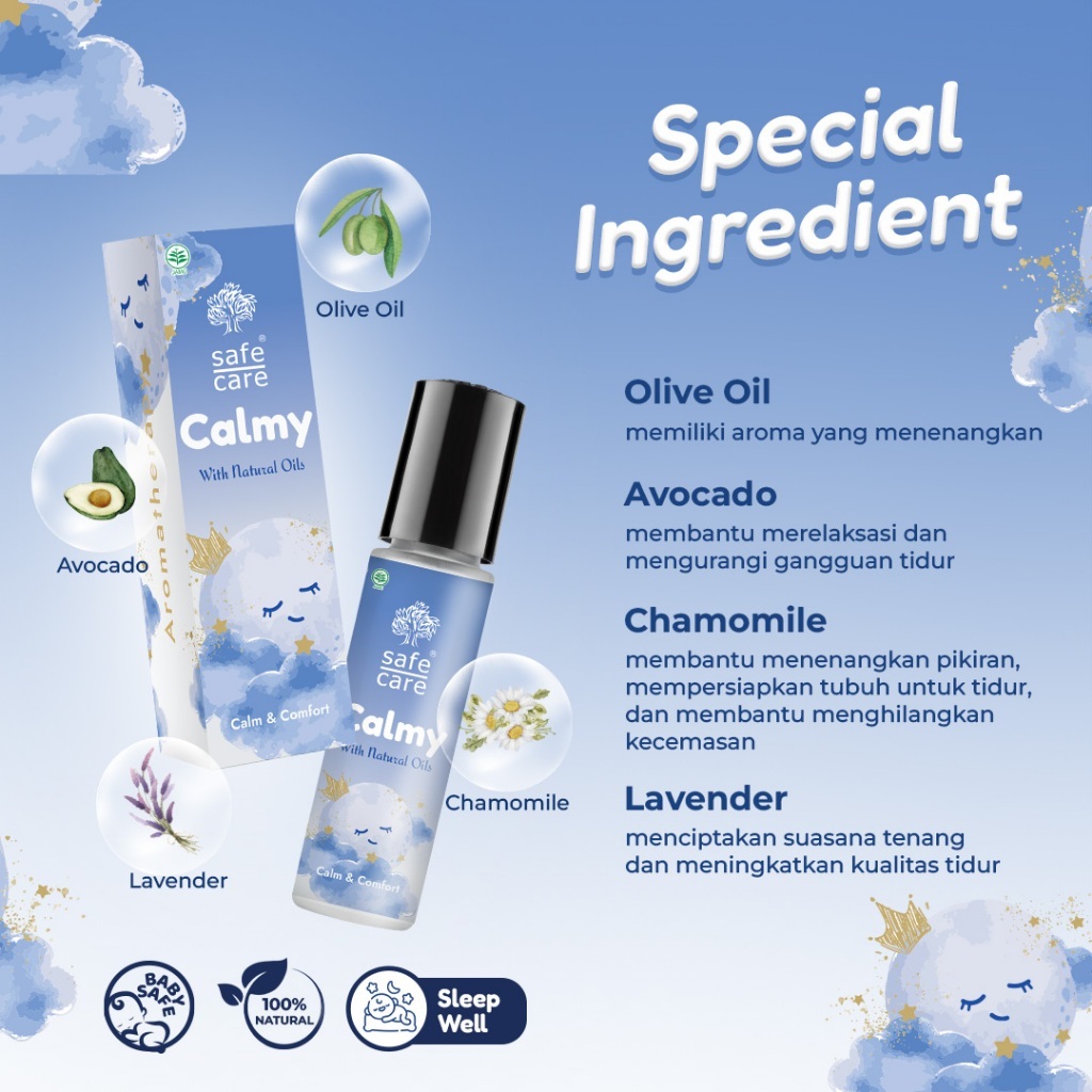 Jual Safe Care Aromatherapy for Baby & Kids Calmy 10 ml | Shopee Indonesia