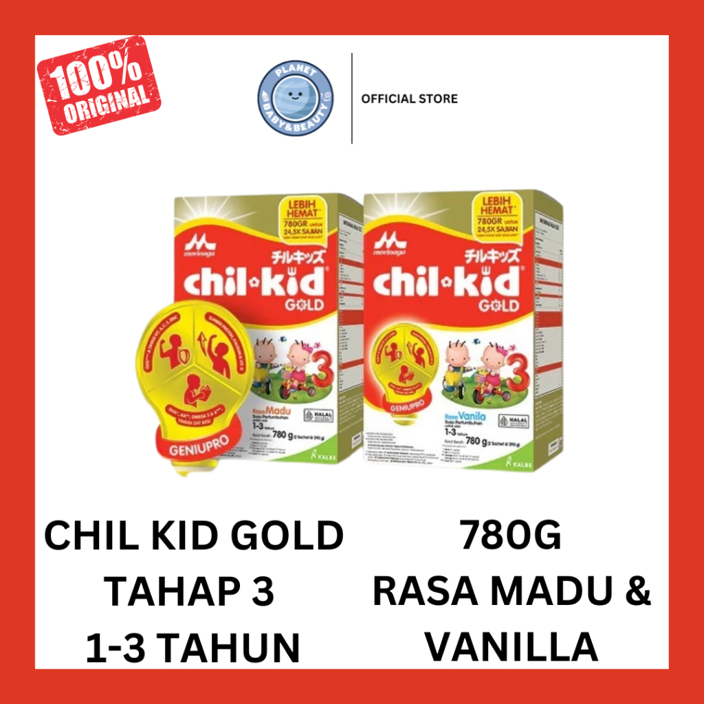 Jual Morinaga Chil Kid Gold 780g Tahap 3 1-3 Tahun Rasa Madu dan ...
