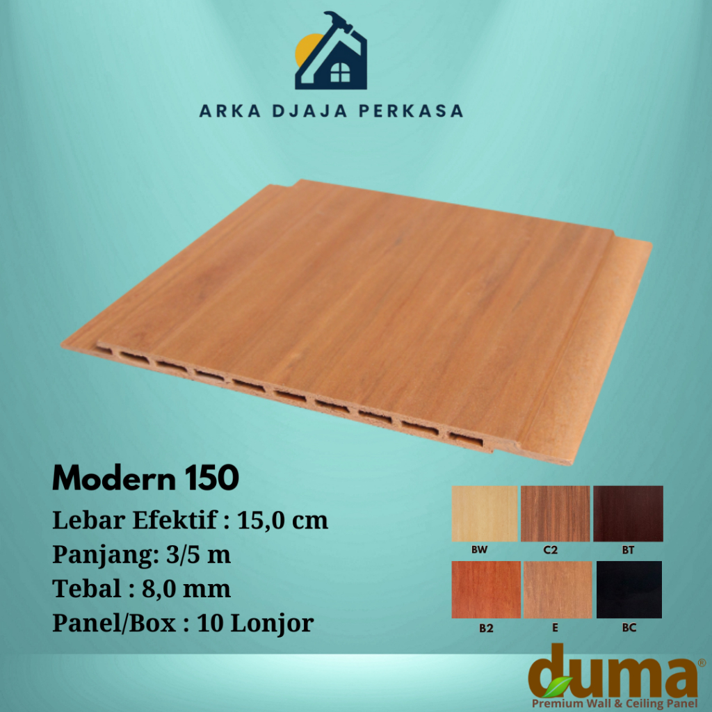 Jual Duma Panel Modern 150 Bahan WPC Pelapis Dinding dan Plafon ...