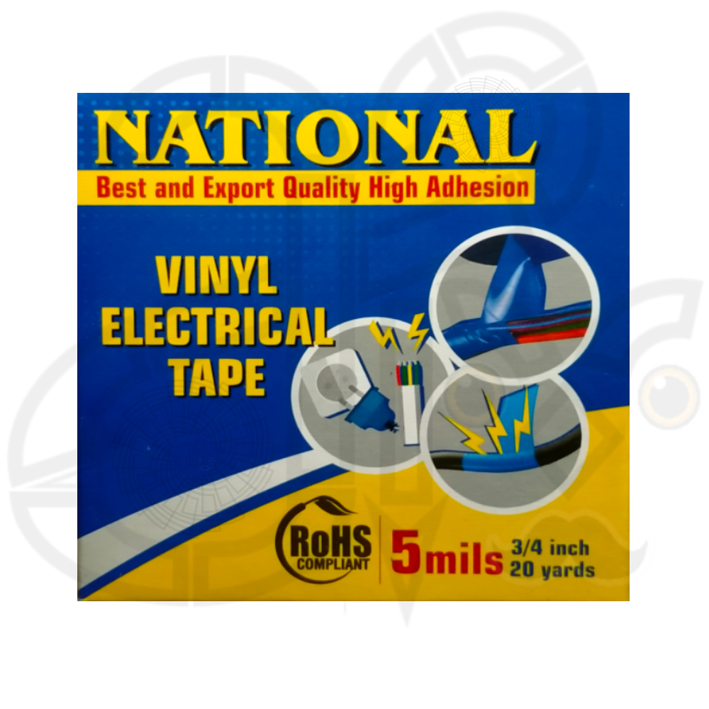 Jual Isolasi listrik National Solasiban lakban tape Hitam | Shopee ...