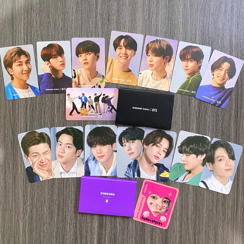 Jual Photocard Official BTS x Samsung Buds S21 RM Namjoon Seokjin Jin Yoongi Suga Jhope J-Hope ...