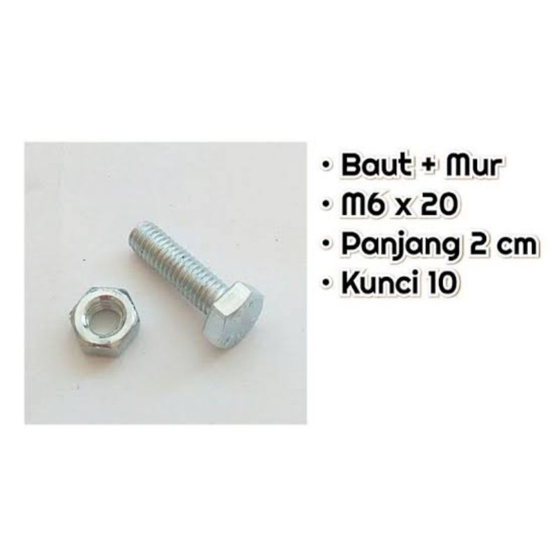 Jual baut m6 | Shopee Indonesia
