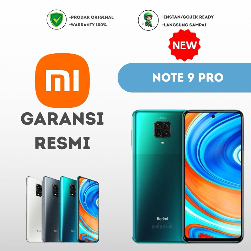 Jual Redmi Note 9 & 9 Pro 6/64 8/128 Snapdragon720 6,67” real 64MP 5020mAh garansi resmi ...