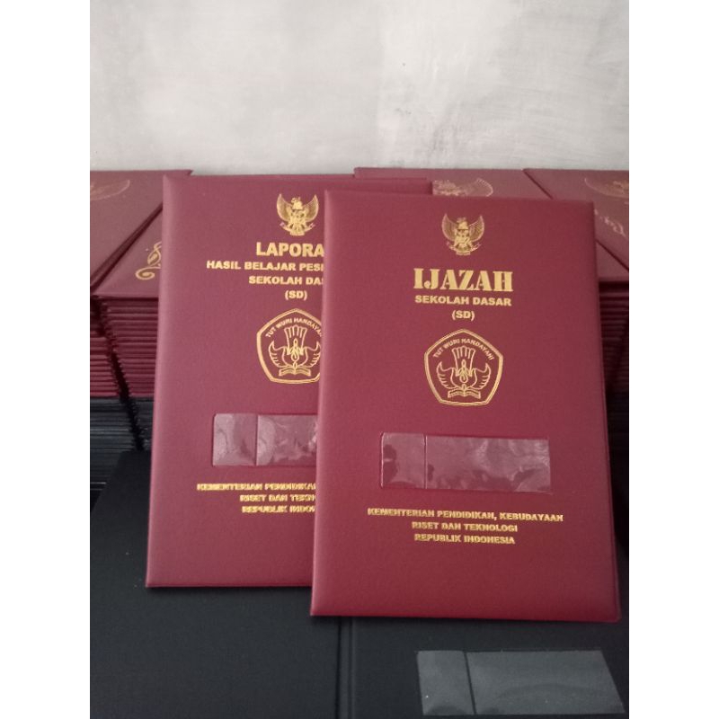 Jual Map Ijazah SD || Sampul Ijazah SD. Isi 6 Lembar (Umum) | Shopee ...