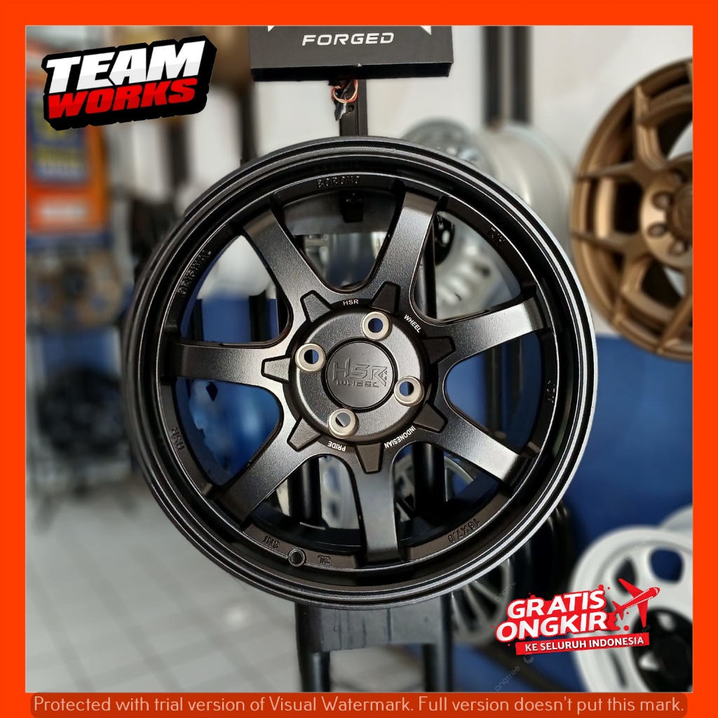 Jual VELG MOBIL PALANG 7 RING16 TYPE HSR BOROKO TJH R16 LEBAR 7 PCD 4X100 4X114,3 R16 SANDY ...