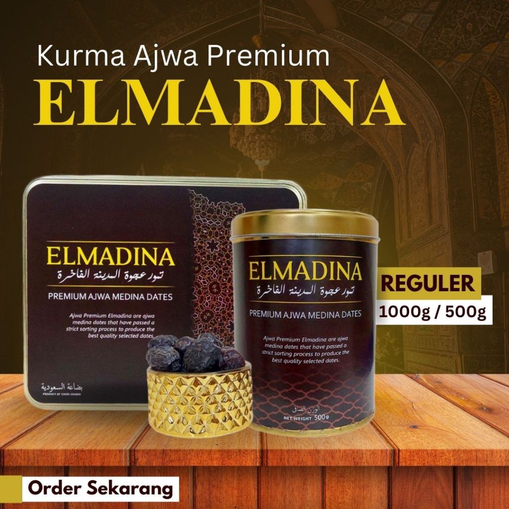 Jual Kurma Ajwa Premium Elmadina - (Ajwa Asli Madinah) | Shopee Indonesia