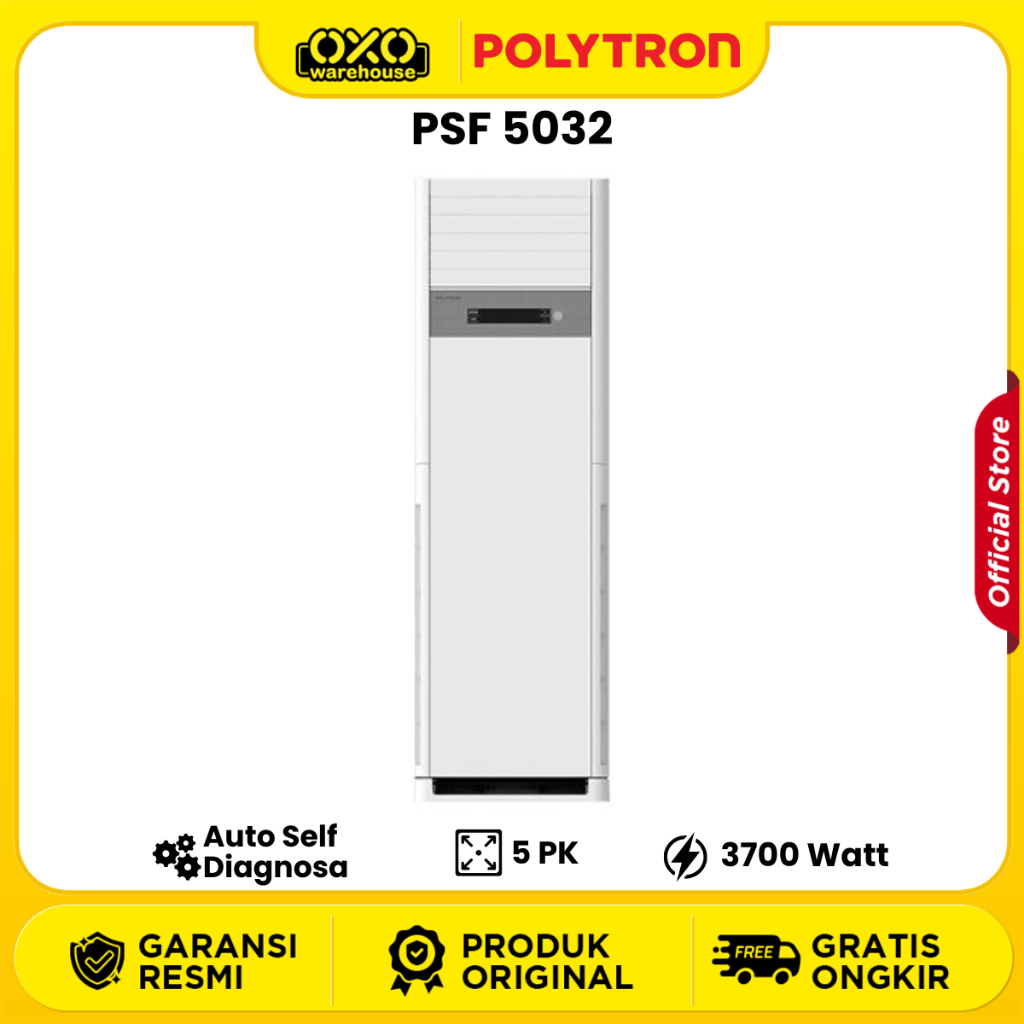 Jual POLYTRON AC Floor Standing 5 PK PSF5032 Pendingin Ruangan Double ...