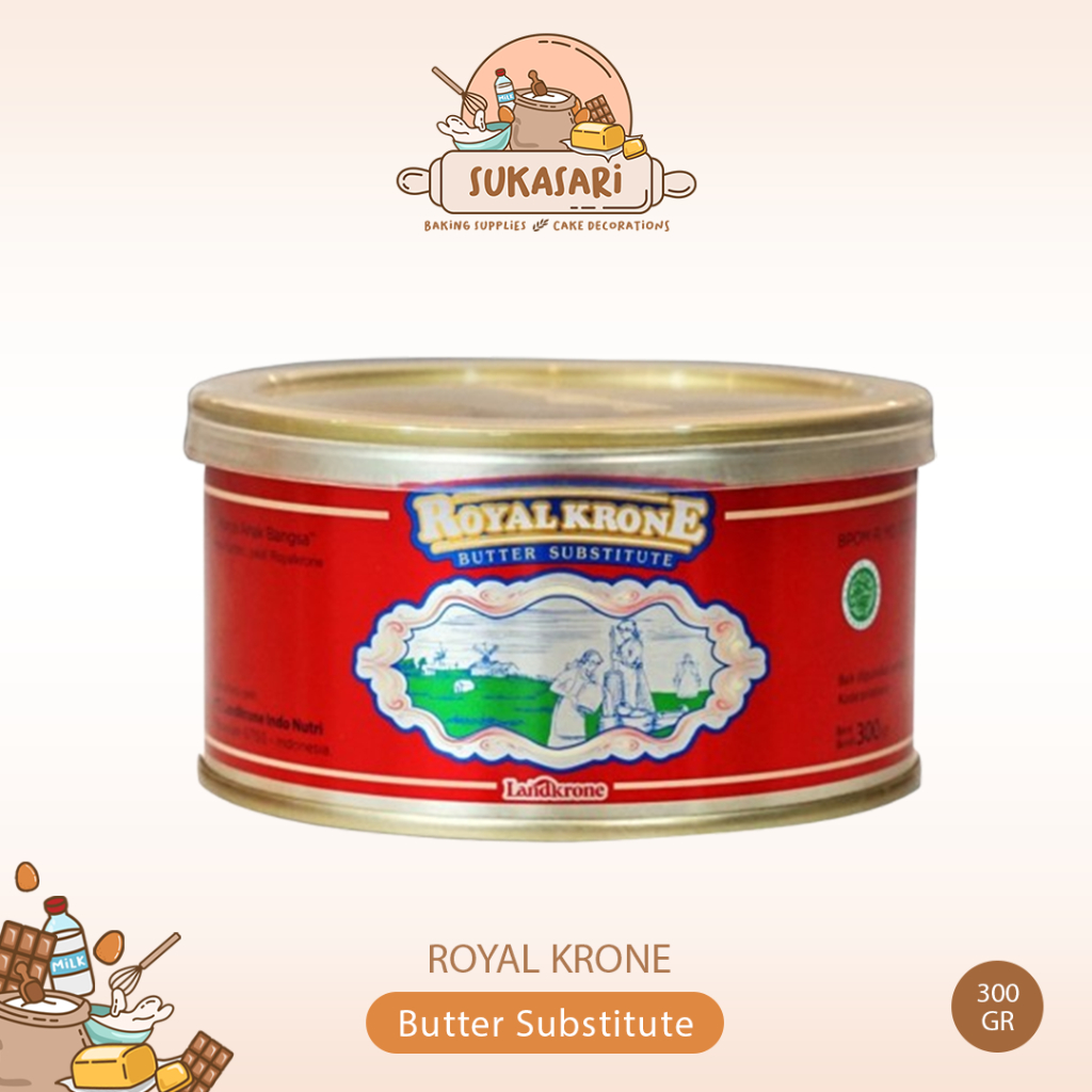 Jual Royal Krone 300gr butter mix substitute mentega margarine | Shopee Indonesia