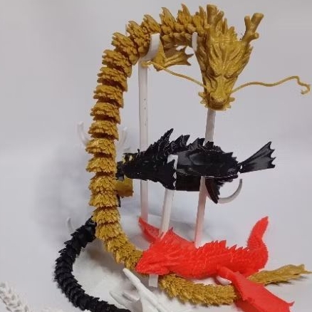 Jual mainan naga laut fleksibel, articulated sea dragon versi besar ...