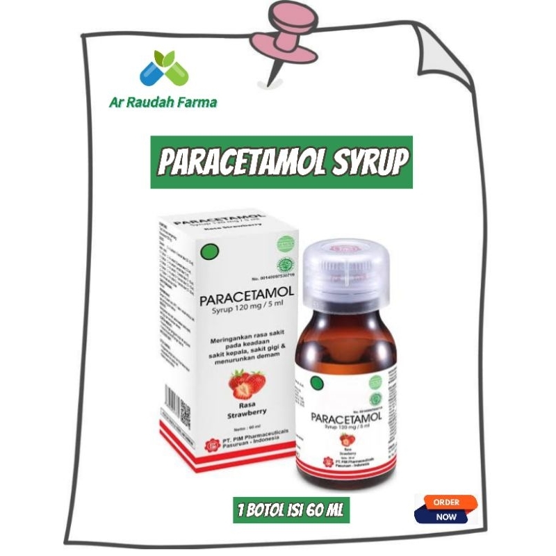 Jual Paracetamol Pim 120mg/5ml Sirup 60ml (per Botol) | Shopee Indonesia