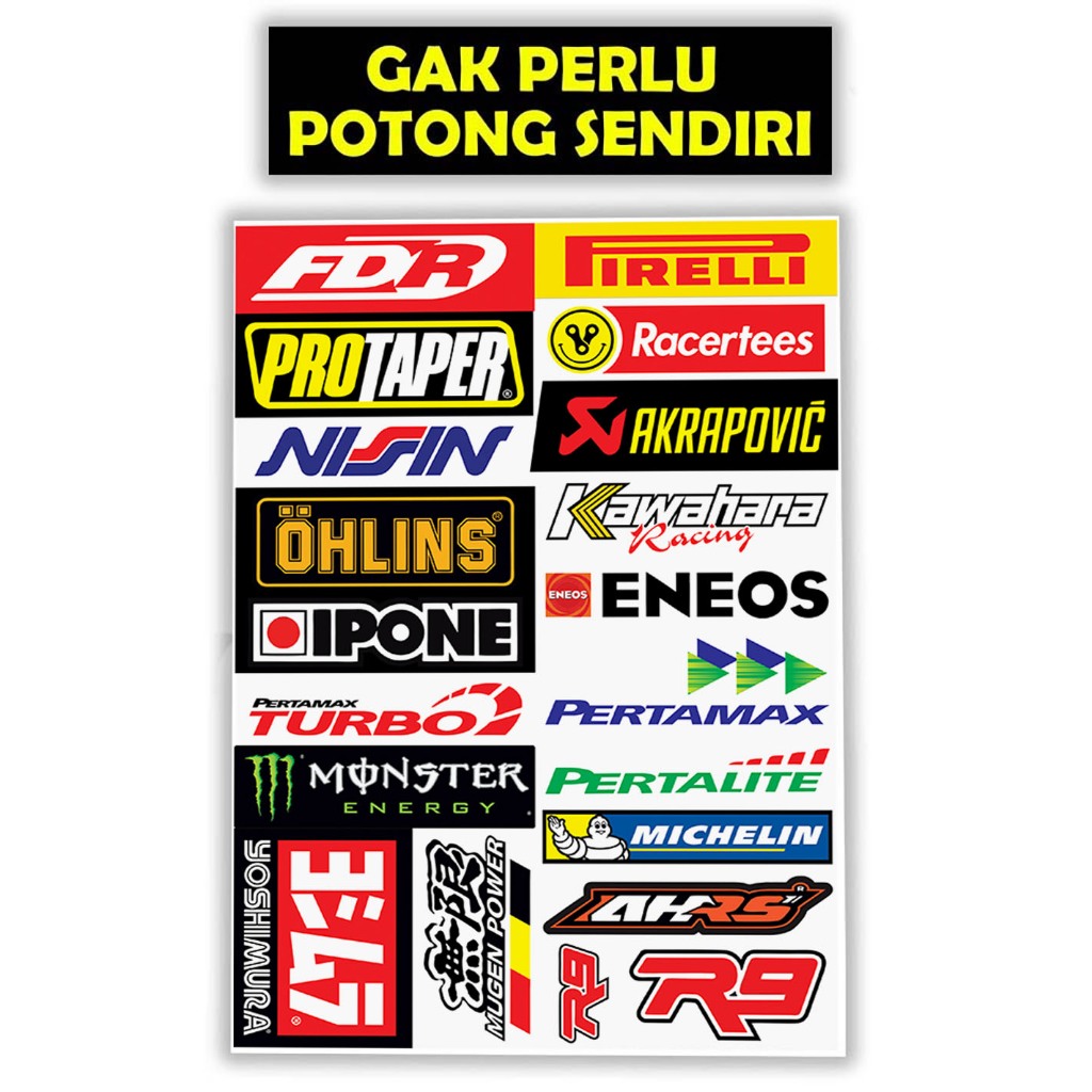 Jual Stiker Motor, Sticker Motor, Stiker Motor Keren, Stiker Racing ...