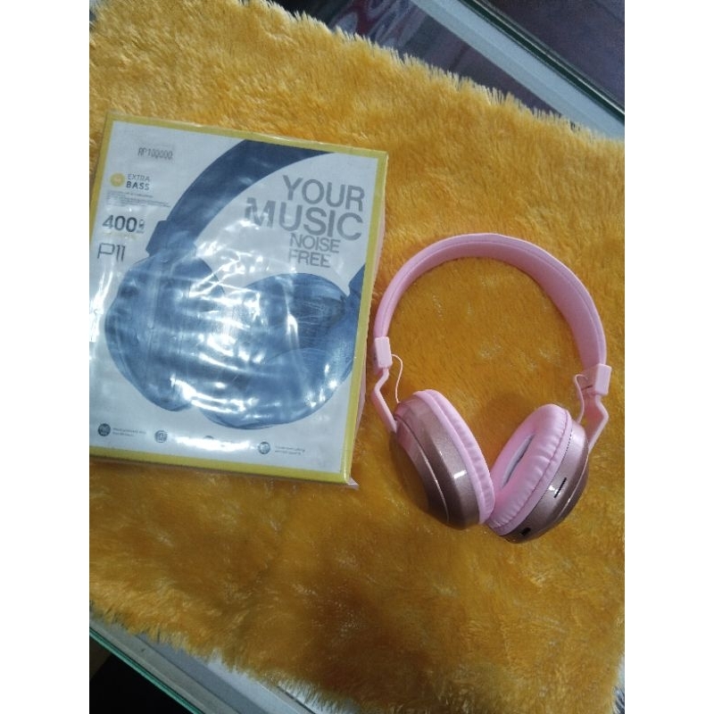 Jual HEADPHONE BANDO P11 EXTRA BASS | Shopee Indonesia