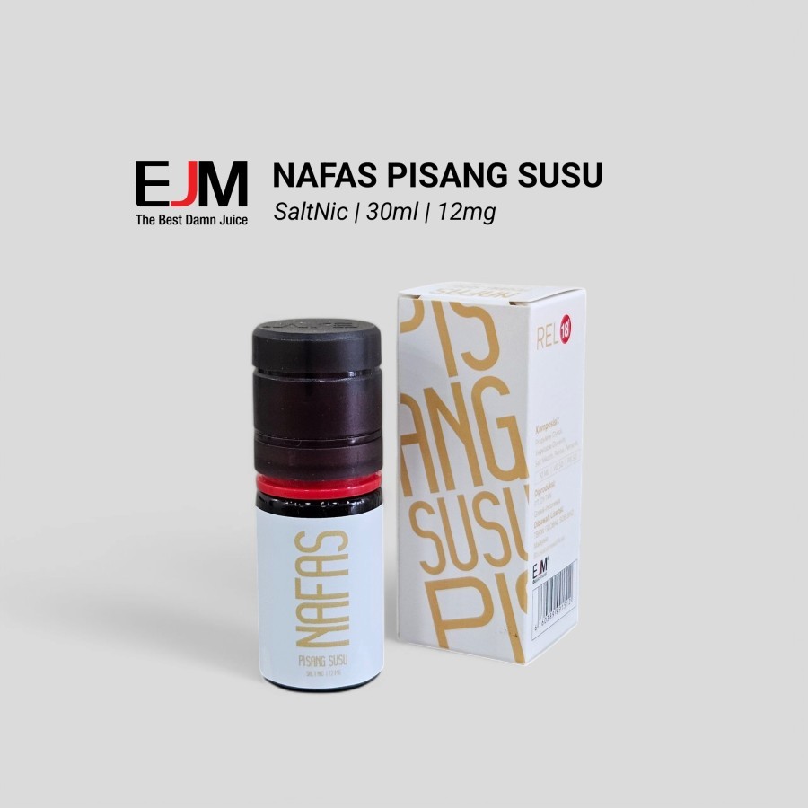 Jual Liquid EJM Nafas Pisang Susu Pods Friendly 12MG 30ML ( 1 Botol ...