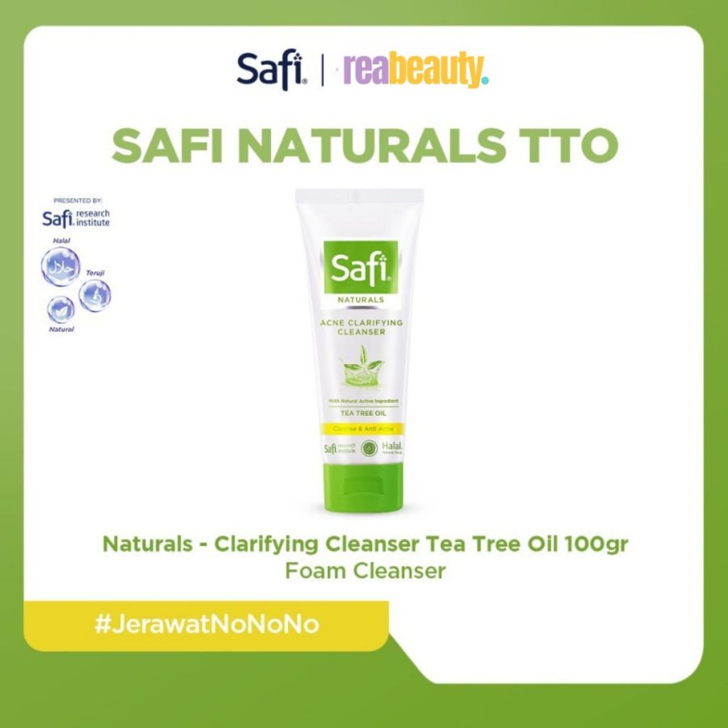 Jual SAFI NATURAL ACNE CLARIFYING CLEANSER 100 ML | Shopee Indonesia