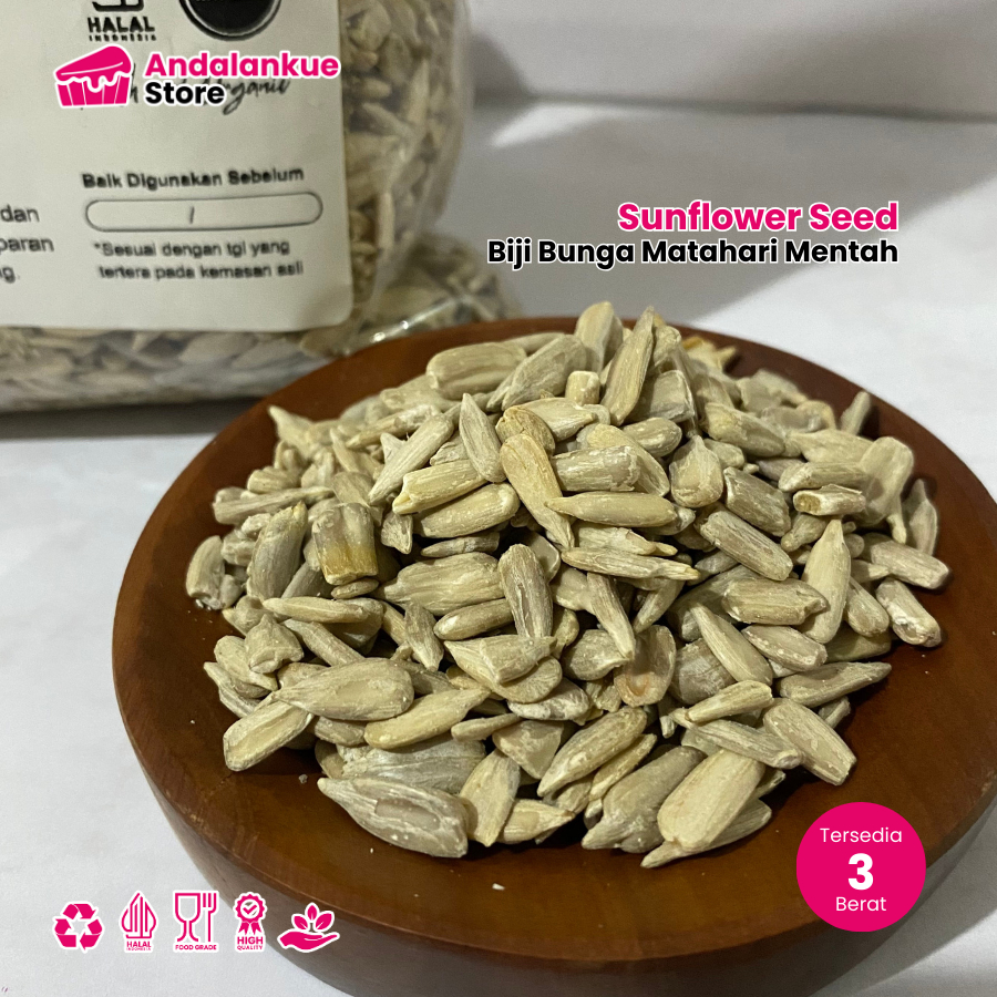 Jual Sunflower Seed Biji Bunga Matahari Isi 250 gr | 500 gr | 1kg ...