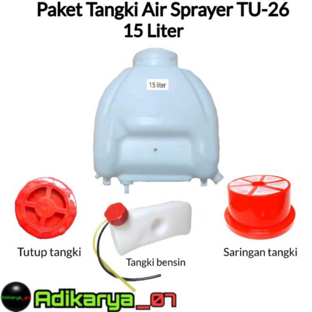 Jual PAKET Tangki Air Sprayer TU26 Tabung Sprayer TU26 3WZ4 15 LITER ...