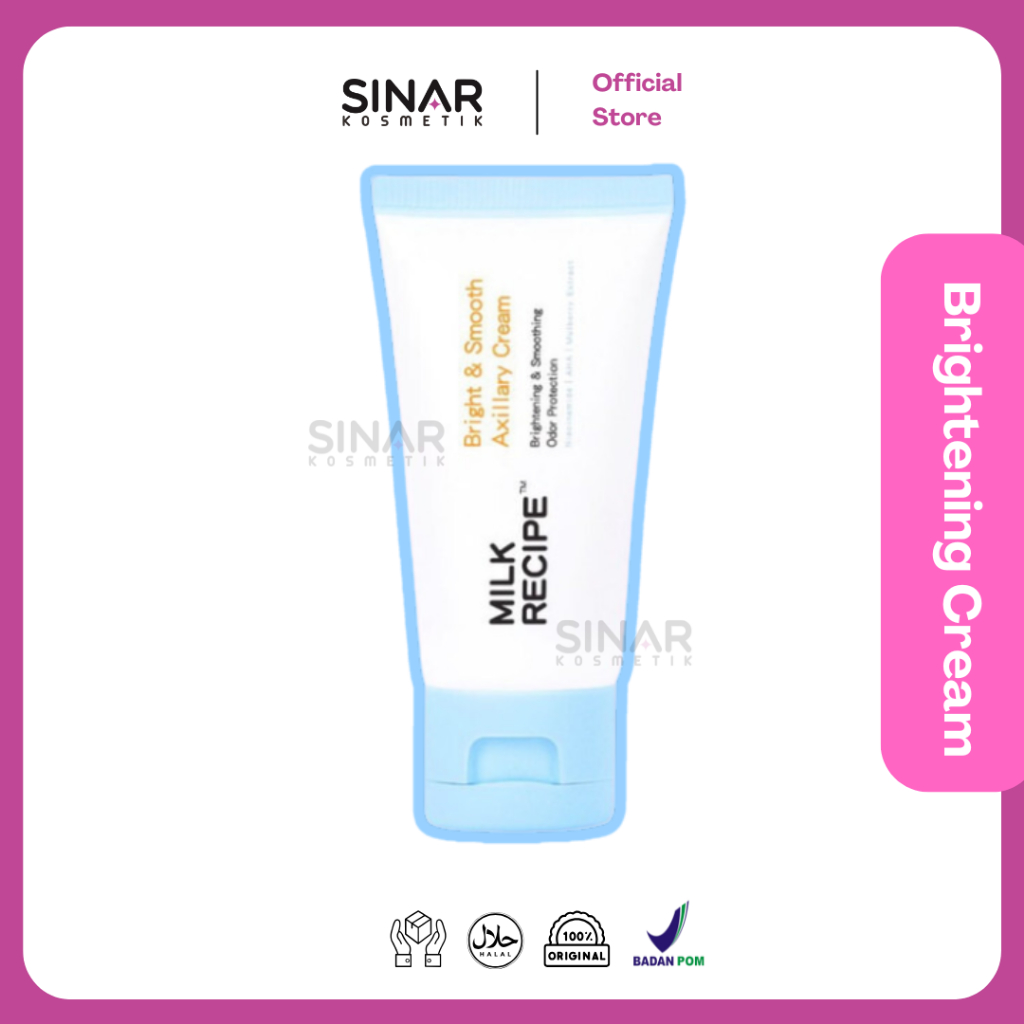 Jual Milk Recipe Bright & Smooth Axillary Cream Brightening Cream ...