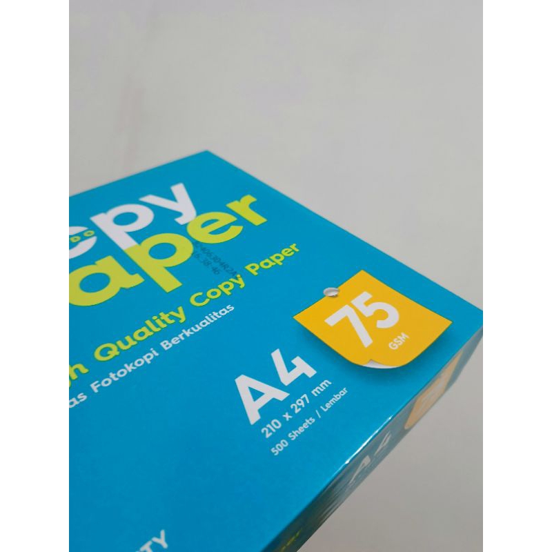 Jual Kertas copy paper A4 75 GSM 1 Rim 500 Lembar | Shopee Indonesia