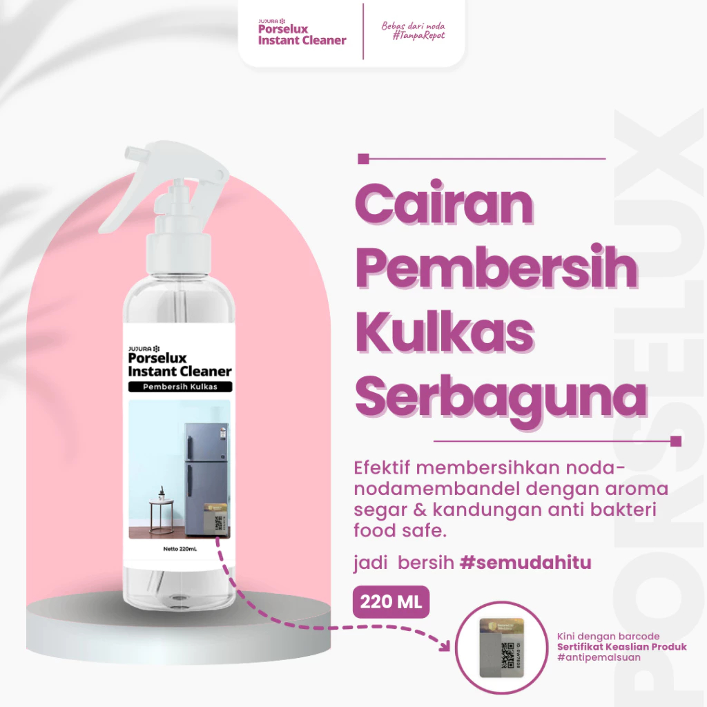 Jual Porselux Pembersih Kulkas Fridge Cleaner dengan Aroma Segar ...