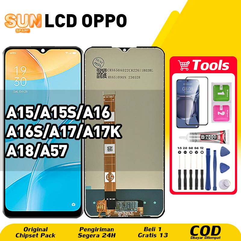 Jual 【ORIGINAL】LCD FOR OPPO A15 / OPPO A15S / OPPO A16 / OPPO A16S / OPPO A17 / OPPO A17K / OPPO ...