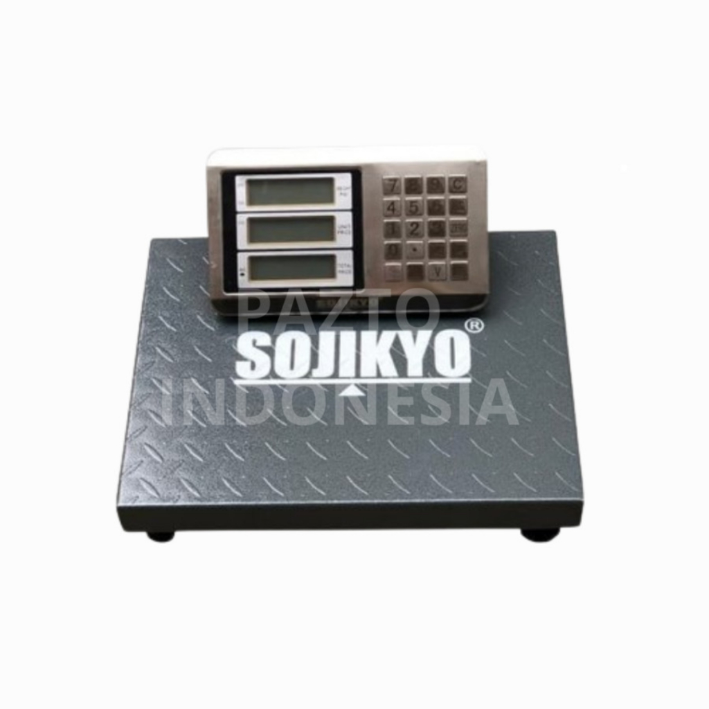 Jual Timbangan Lantai Digital Portable Wireless Floor Scale Sojikyo 100PSWS | Shopee Indonesia