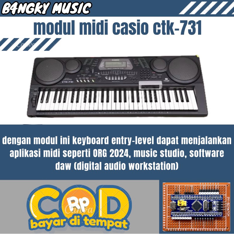Jual modul midi casio ctk-731 | Shopee Indonesia