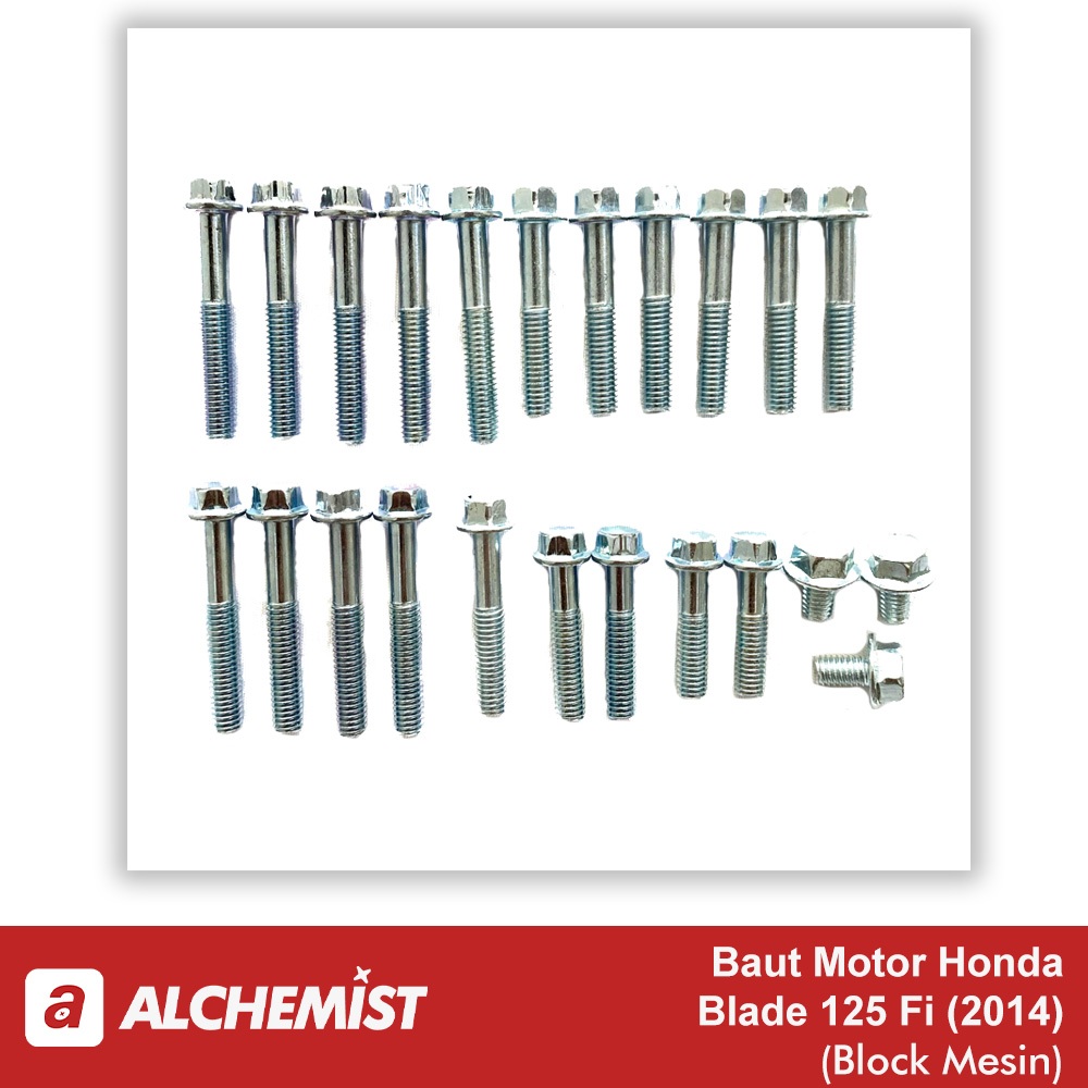 Jual Baut Block Mesin Honda Blade 125 FI / Baud Bak Mesin Kanan Kiri Honda Blade 125 FI 1Set ...
