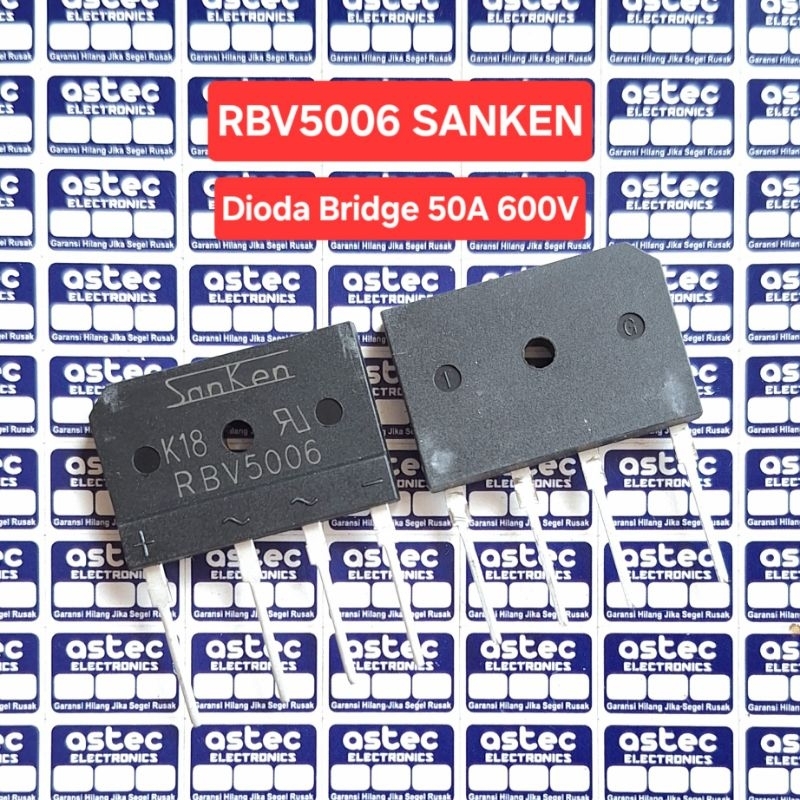 Jual Dioda bridge RBV5006 50A 600V Original Sanken | Shopee Indonesia