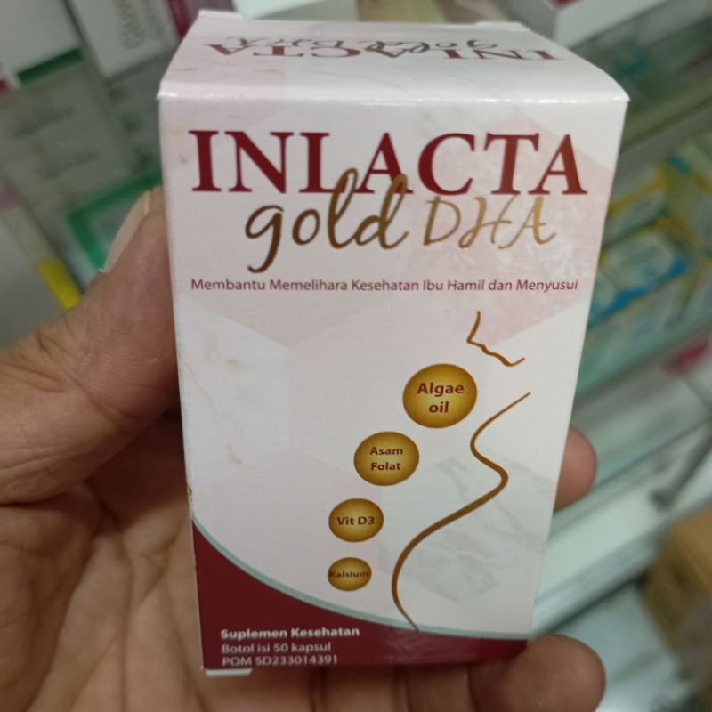 Jual INLACTA GOLD DHA Suplemen Kesehatan Ibu Hamil Menyusui 50kapsul ...