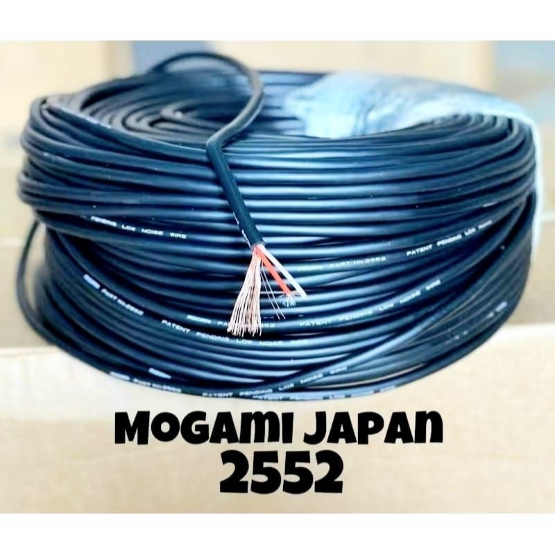 Jual kabel microphone MOGAMI 2552 asli japan | Shopee Indonesia