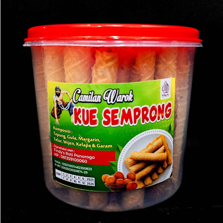 Jual Kue Semprong Tradisional Rasa Wijen Kemasan Toples Khas Ponorogo ...