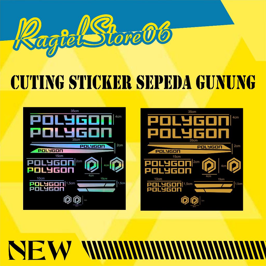 Jual Decal Stiker Cutting Sepeda Polygon gunung | Shopee Indonesia