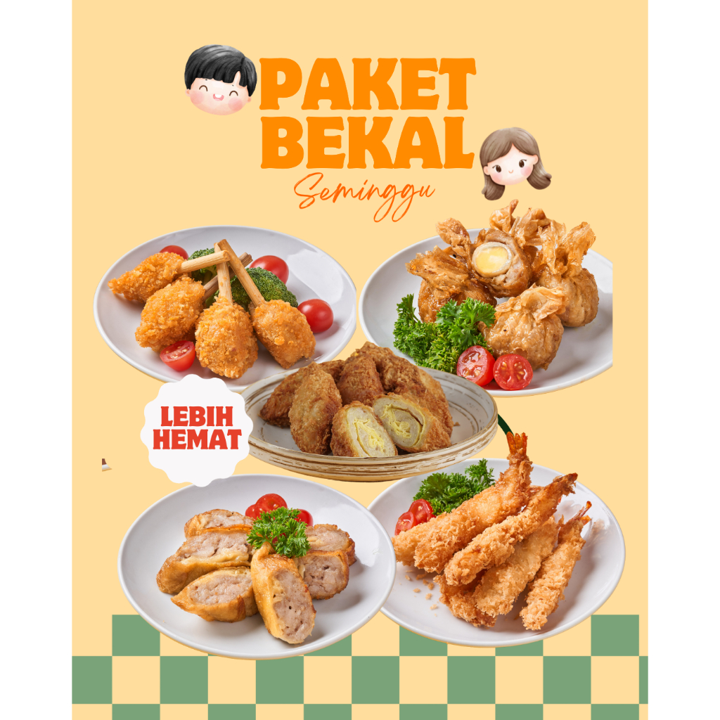 Jual PAKET BEKAL FROZEN FOOD HEALTHY BENTO - ISI 5 LAUK FREE ICEGEL ...