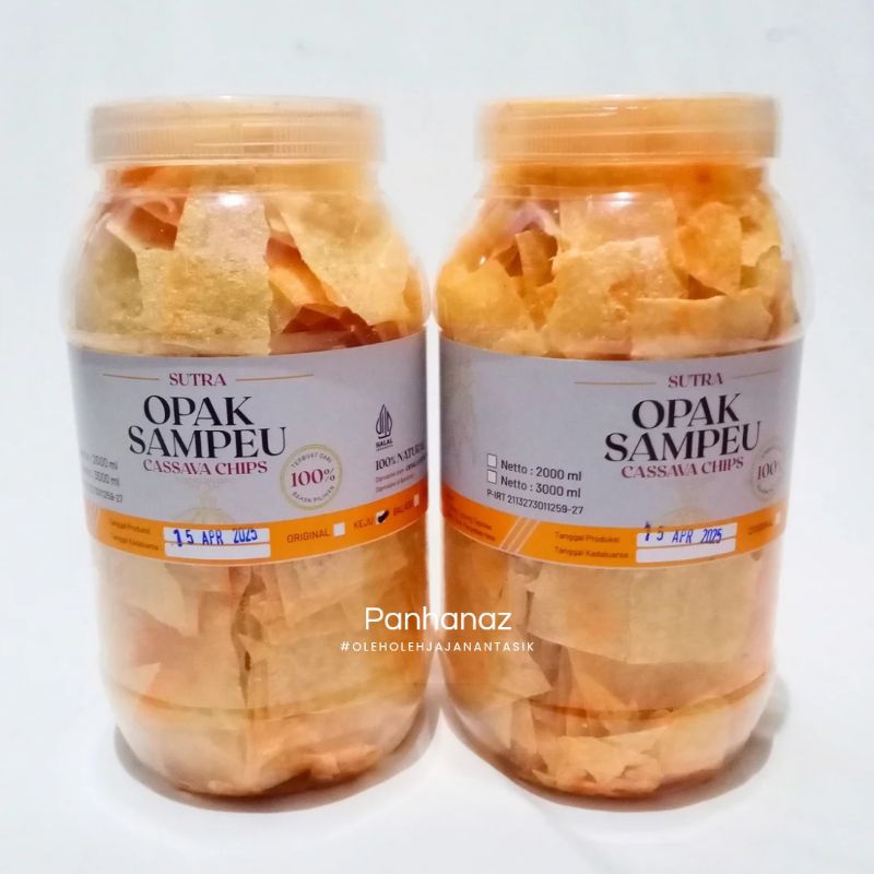 Jual opak sampe sutra cassava chips rasa balado keju misda - opak sampe ...