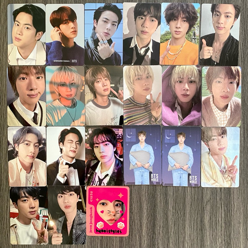 Jual Photocard Official BTS Seokjin Jin MOTS Lights BE POB Butter The ...