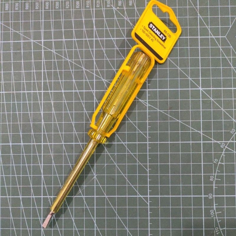 Jual STANLEY 66-120 Obeng Listrik Minus Tespen Test Pen 100V-500VAC ...
