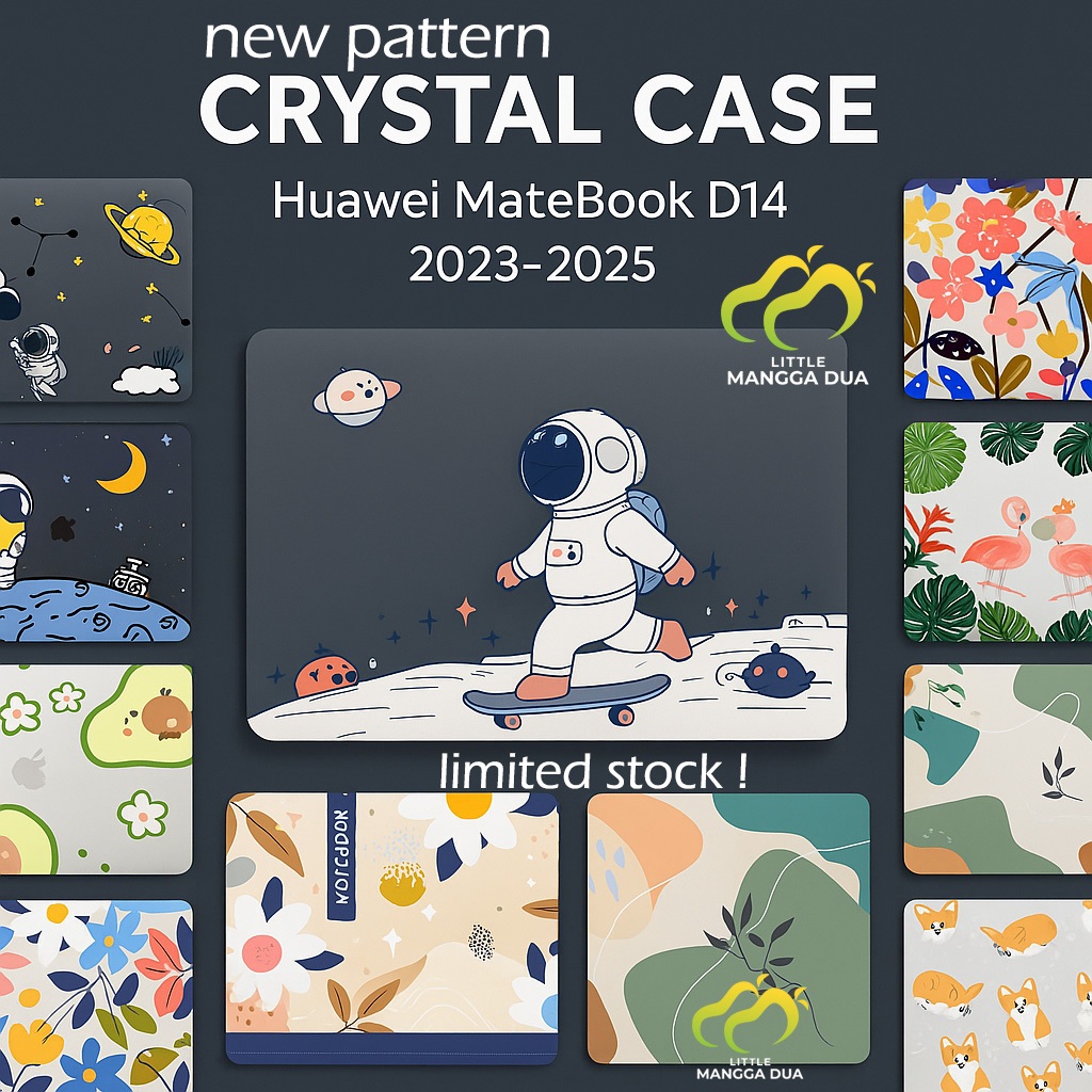 Jual Huawei Matebook D14 Case Crystal d14 2023 2024 2025 Cover Casing ...