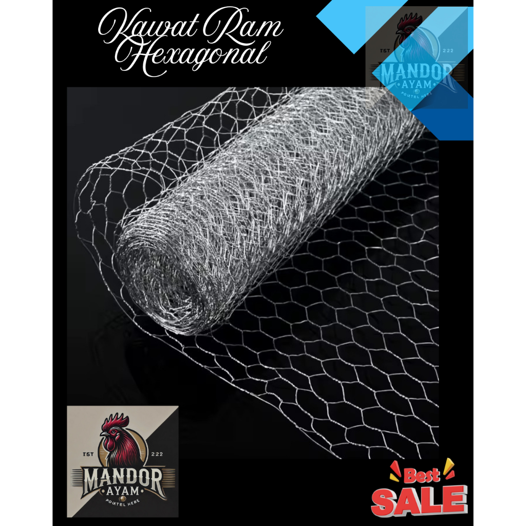 Jual Kawat Ram Hexagonal (Hexagonal Wire Mesh) – Kuat, Fleksibel, dan ...