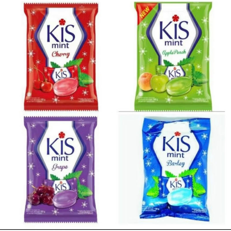 Jual Permen KIS Barley dan Cherry Mint isi 50pcs | KISS by Mayora | Shopee Indonesia