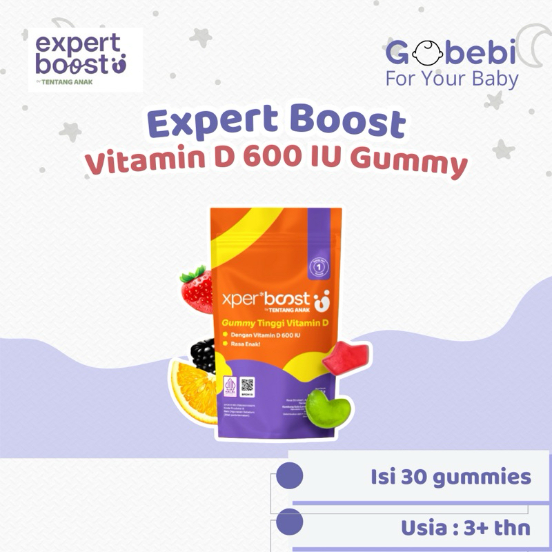 Jual Expert Boost Gummy Vitamin D 600 IU Anak dan Dewasa - Boost ...
