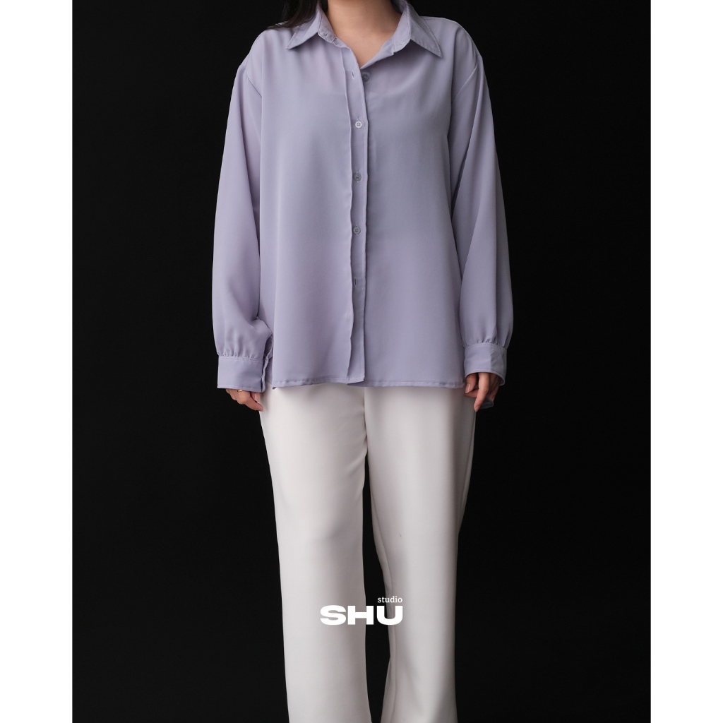 Jual Pamela Shirts [Shu Studio] Kemeja Anti Lecek & Kusut Lengan ...