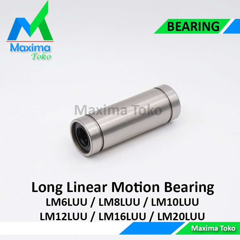 Jual Linear Motion Bearing LM6LUU LM8LUU LM10LUU LM12LUU LM16LUU LM20LUU Sliding Bushing AS 6mm ...