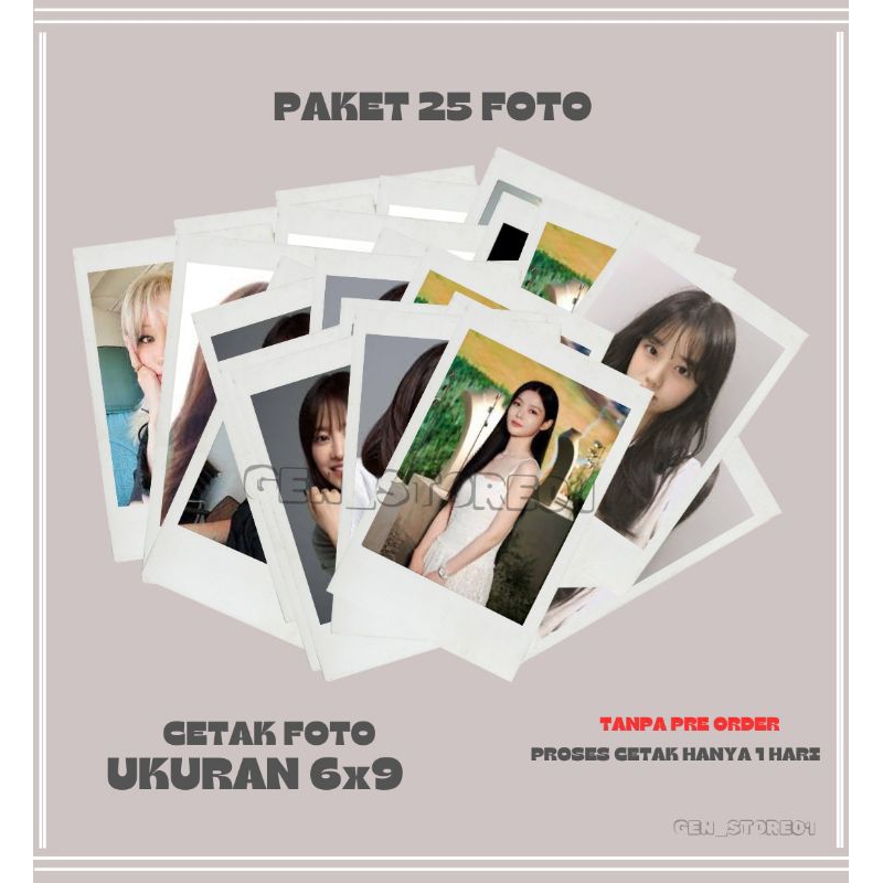 Jual CETAK FOTO UKURAN 2R 25 FOTO PROSES CETAK 1 HARI | Shopee Indonesia