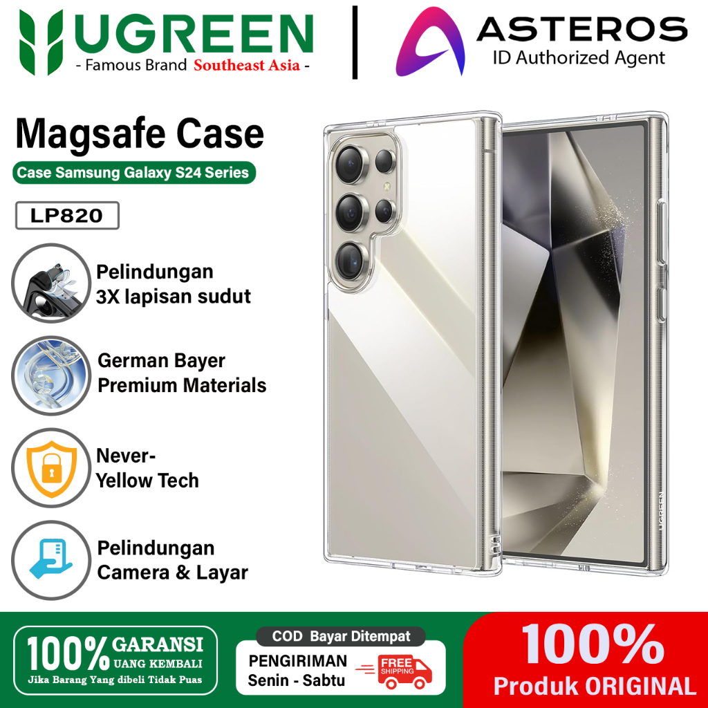 Jual UGREEN Casing Samsung S24 Series Classy Clear Protective Soft Case ...