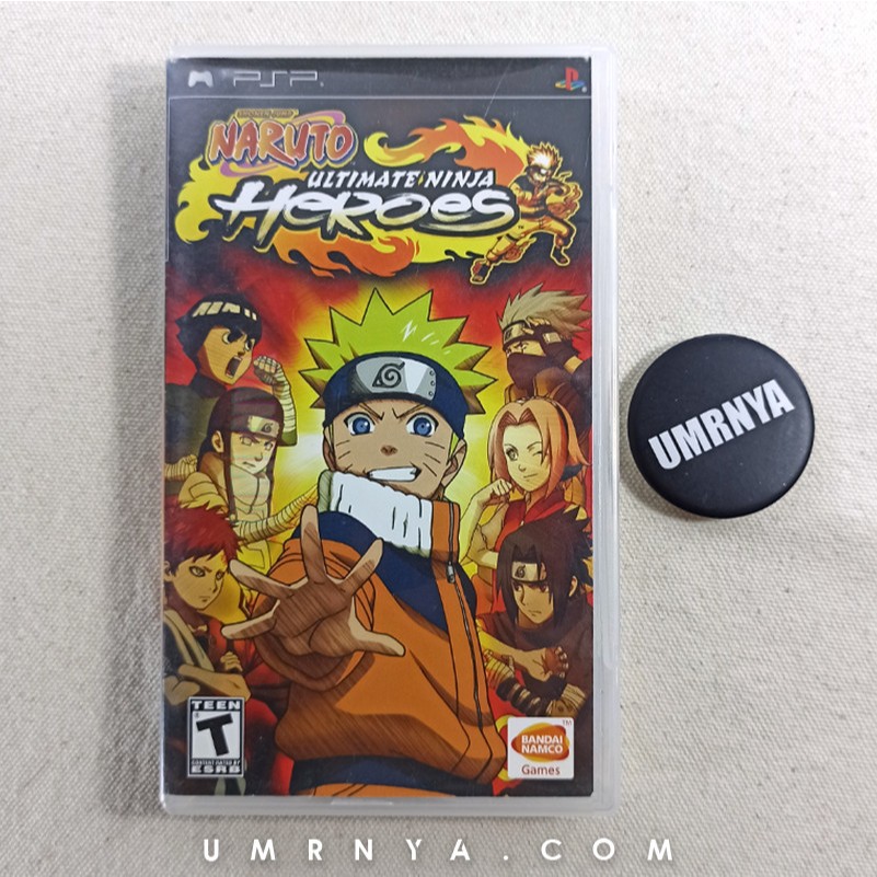 Jual PSP UMD Kaset Naruto Ultimate Ninja Heroes CD Disk Game PS ...