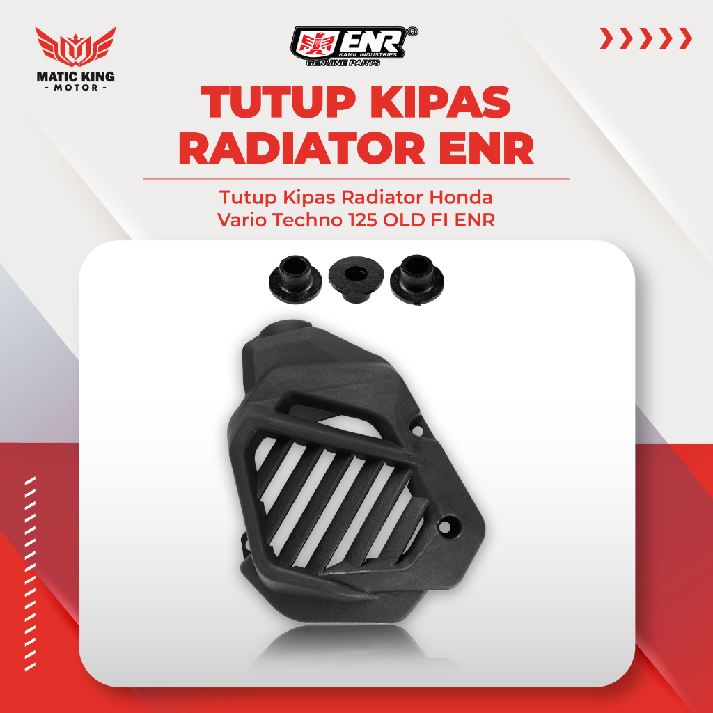 Jual ENR Tutup Cover Kipas Radiator Vario 125 Techno Fi Old KZR ...