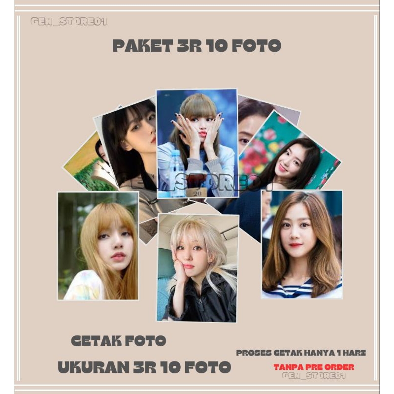 Jual CETAK FOTO UKURAN 3R 10 FOTO PROSES CETAK 1 HARI | Shopee Indonesia