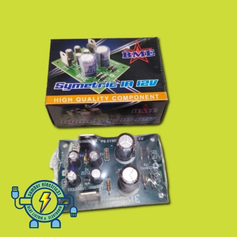 Jual KIT POWER SUPPLY SYMETRIC / SYMETRICAL 1A 12VOLT BY BME | Shopee Indonesia