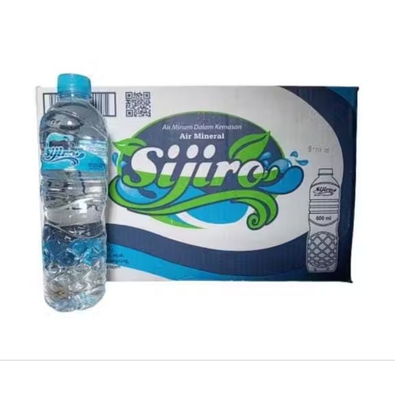 Jual air mineral 1 dus sijiro 600ml x 24 botoll bppn | Shopee Indonesia